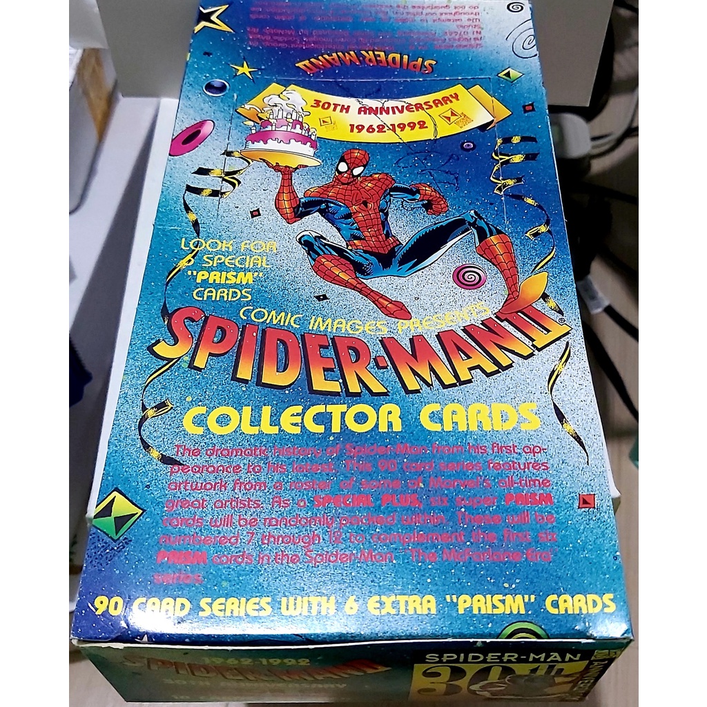 SEALED PACK ONLY: 1992 Spider-Man 30th Anniversary Marvel Cards Thor ...