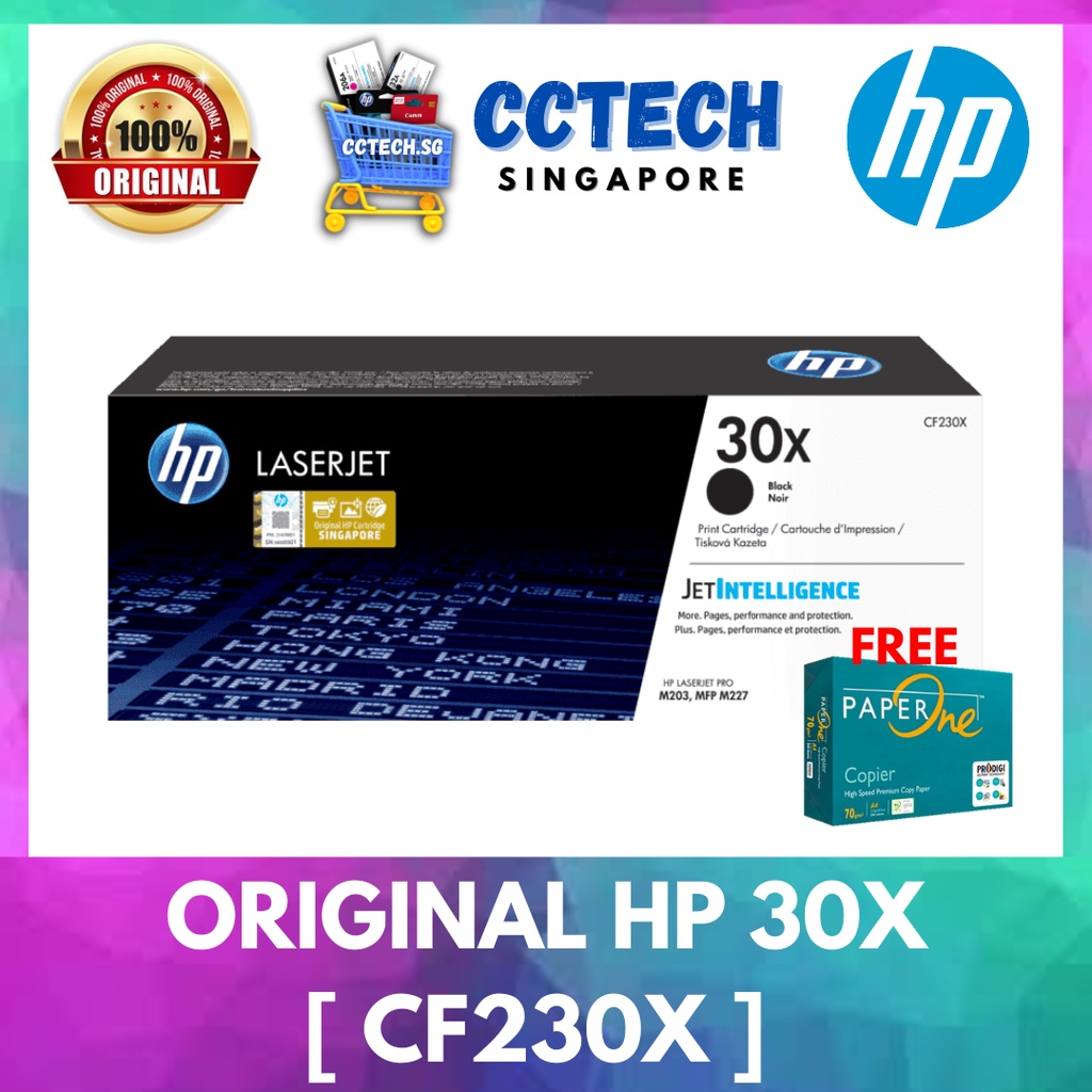 ORIGINAL HP 30X Hight Yield Black Toner Cartridge [CF230X] SG READY ...