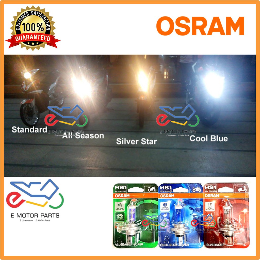HS1 OSRAM 64185 PX43T H4 3 KAKI LC NEW Y15 V1 FZ150 HALOGEN BULBS COOL ...