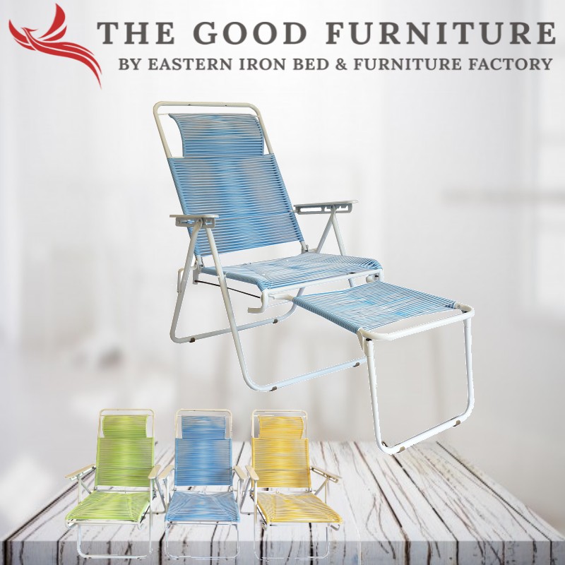 New Big Lazy Chair. PVC String Relax Chair. Reclining. Leisure. Leg ...