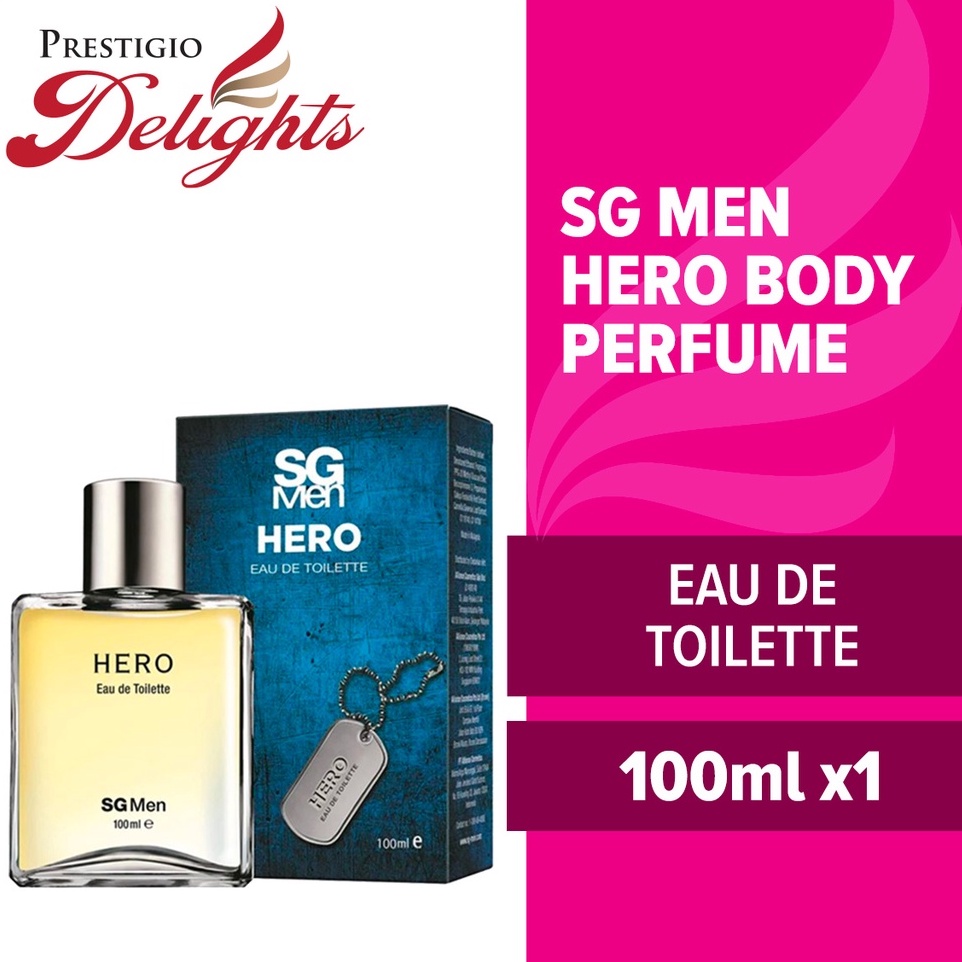 SG MEN HERO EAU DE TOILETTE Body Perfume 100ml | Shopee Singapore