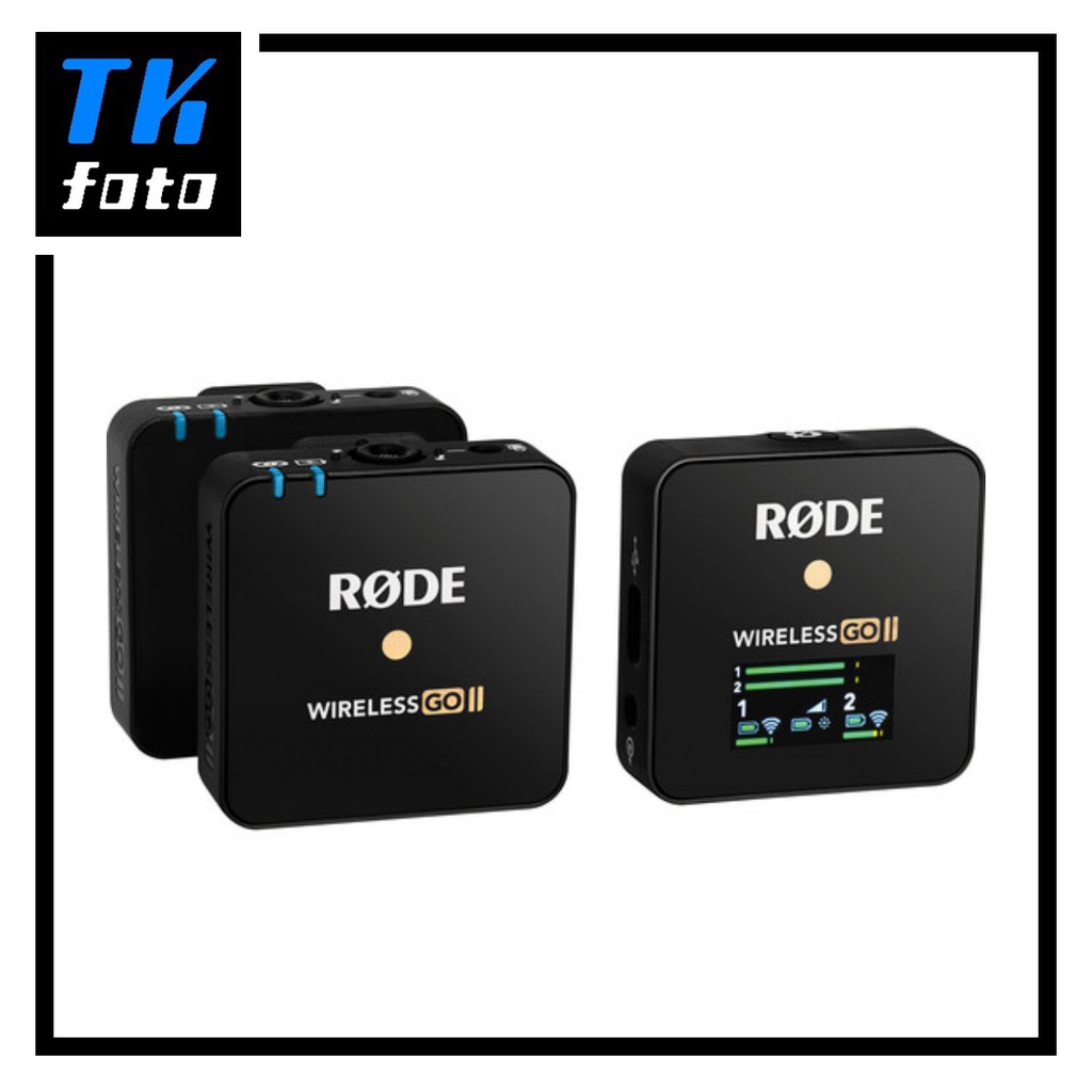 Rode Wireless Go II Wireless Microphone System (2x Transmitter & 1x ...