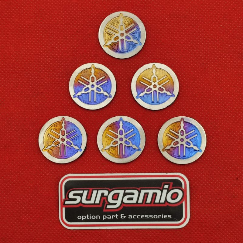 Yamaha mio titaniun logo emblem, vietnam titan logo emblem | Shopee ...