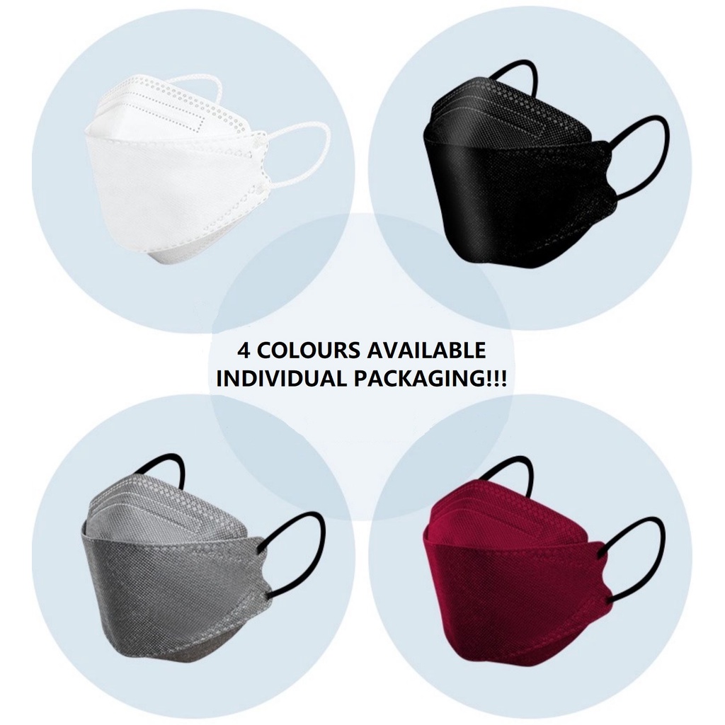 [SG SELLER] KF94 K95 N95 4 PLY 3D Korea Design Individual Solo ...