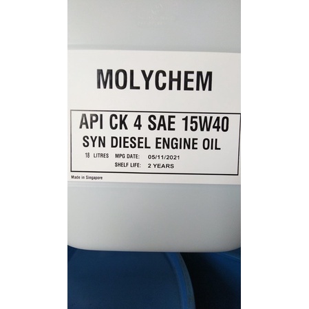 CK4 SAE 15W40 Engine oil 5L Bottle | Shopee Singapore