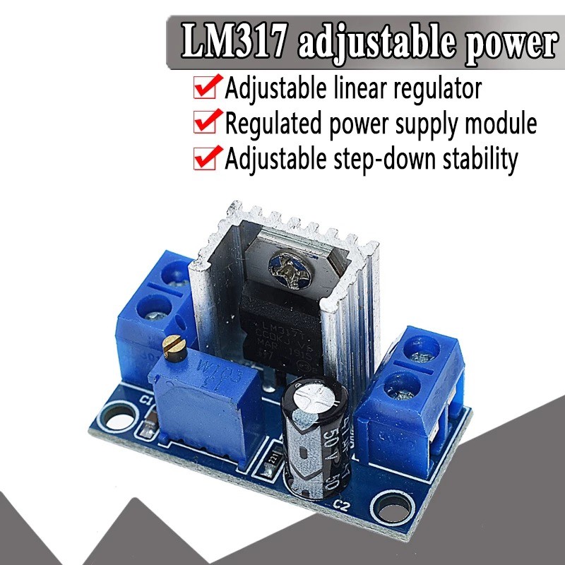 Adjustable Linear Step Down Power Supply DC-DC LM317 converter module ...