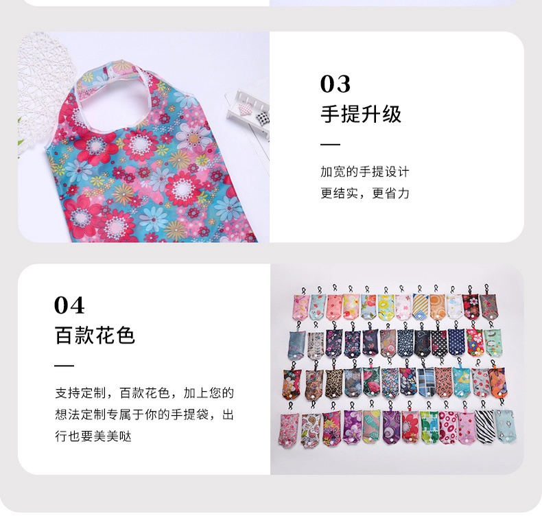 Foldable Shopping Storage Bags for Groceries Recyclable Grocery Tote ...