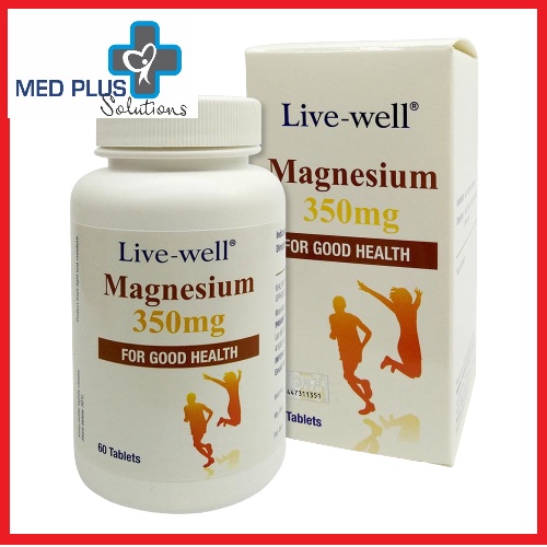 Live-well Magnesium 350mg tablets 60's (Exp: 1/2026) | Shopee Singapore
