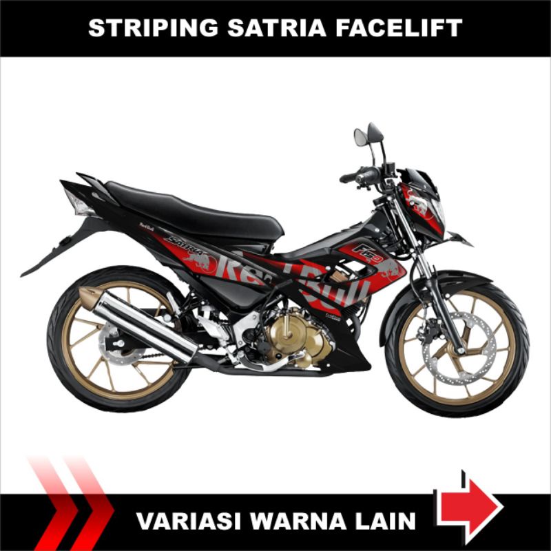 SUZUKI Satria Fu Striping / F 150 New Facelift FL 2013 2014 2015 ...