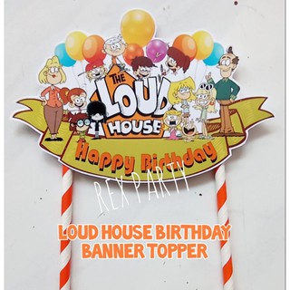 Topper Loud House/Cake Topper/Topper Banner Loud House/Birthday Topper ...