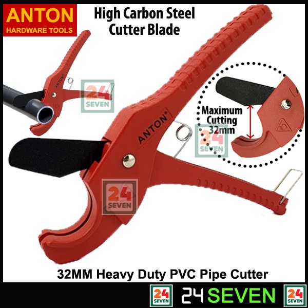 ANTON Pvc Pipe Cutter 32mm Heavy Duty Speed Cut Aluminium Alloy Body ...