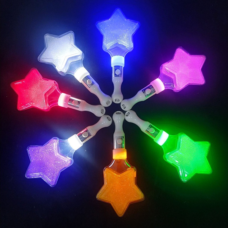 LED pentagram light stick glow stick star-shaped flash stick concert ...