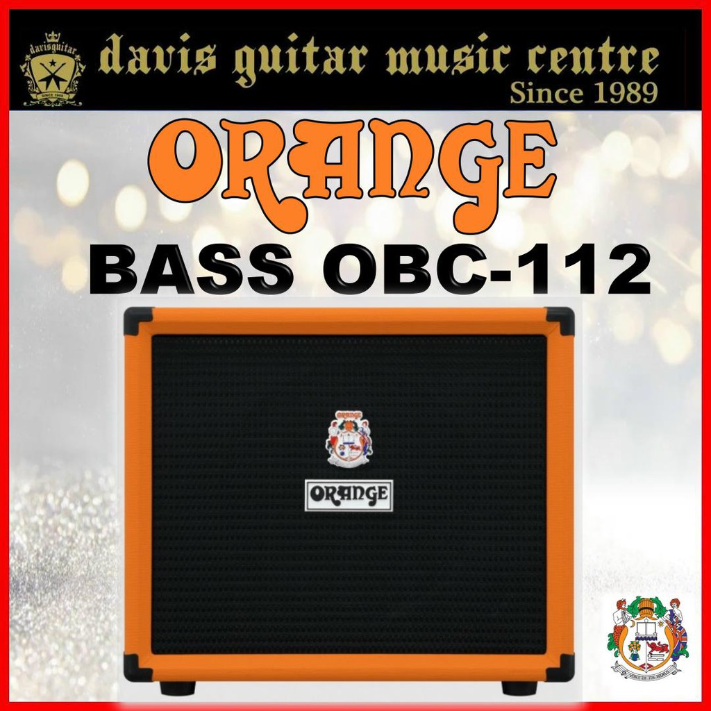 Orange Amplifier Bass Cabinet OBC-112 400watts Made In UK | Shopee ...