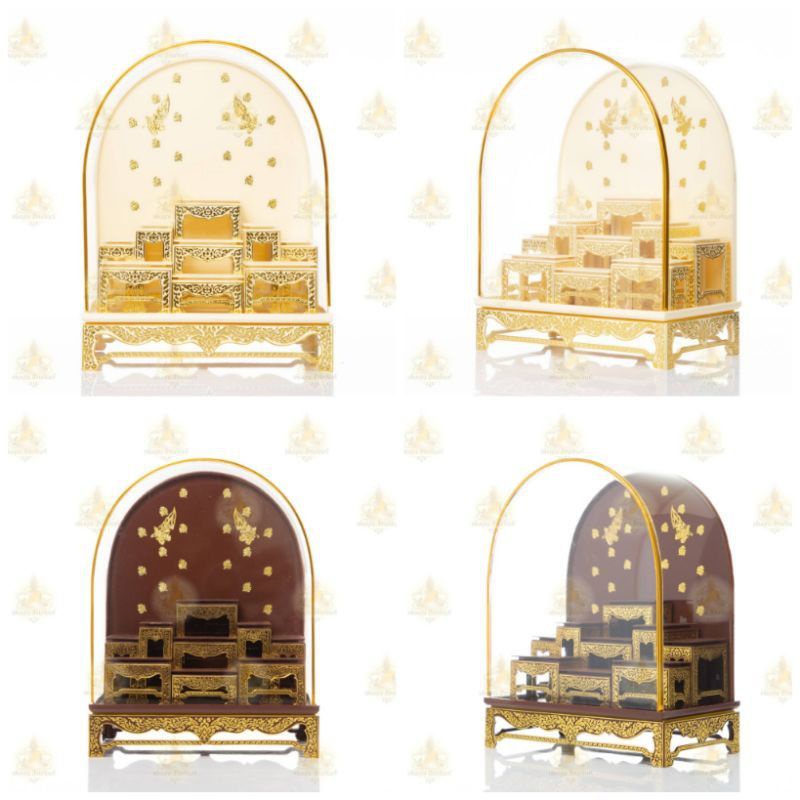 T Thailand Buddha Amulet Holy Relic Worship Box Placement Table Worship ...