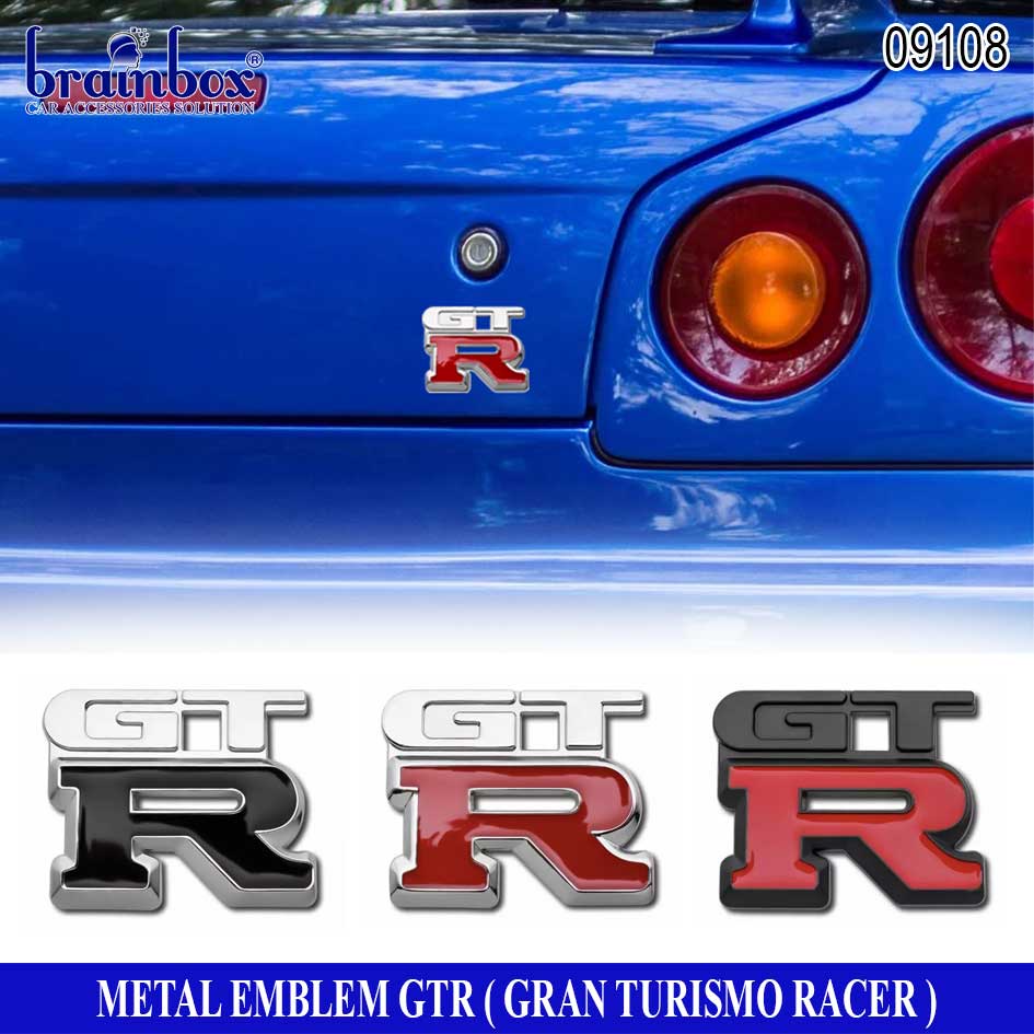 Gtr Metal Logo Metal Logo Metal Logo Car Body Patch | Shopee Singapore