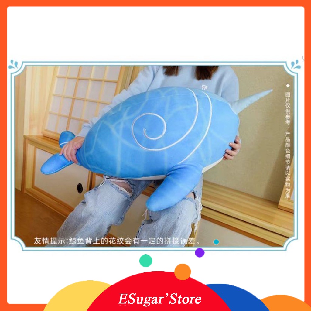 Official Mihoyo Genshin Impact Tartaglia Childe Whale (Narwhal) Plush ...
