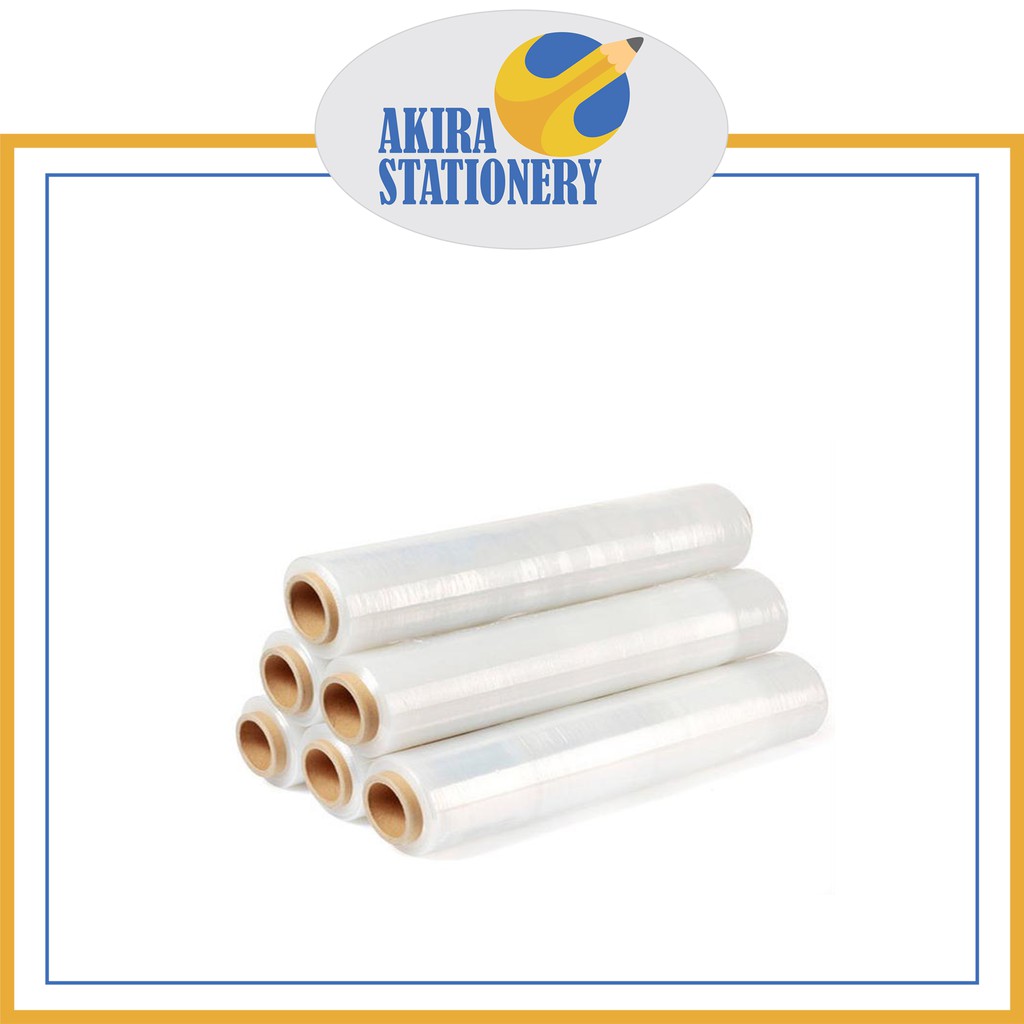 Clear Plastic Wrapping 50 cm X 250 Meters 17 Micron / Stretch Film Wrap ...
