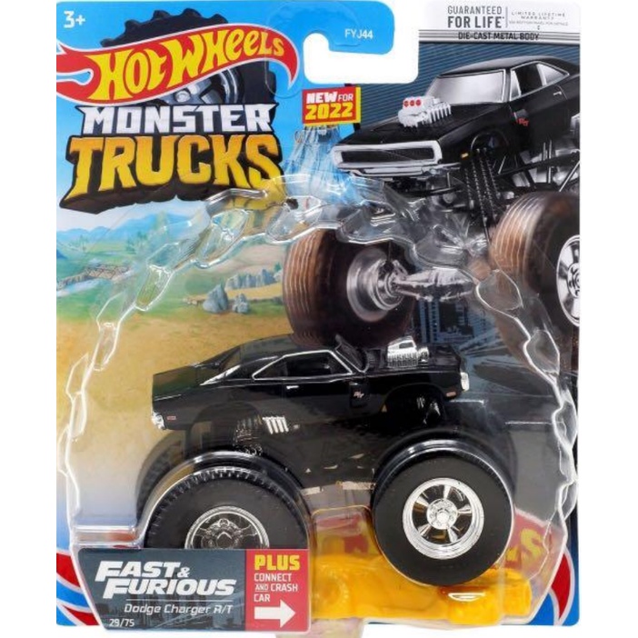 Hot Wheels Monster Trucks 2022 Fast N Furious Dodge Charger RT | Shopee ...