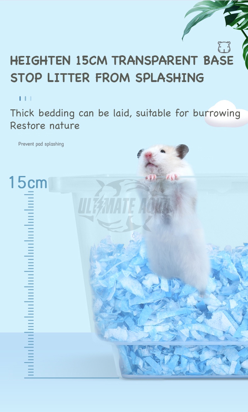 YEE Hamster Cage, Iron Hamster Cage Large Size 62cm | House With Large ...