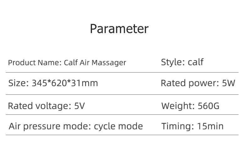 Ready Stock Jinkairui Calf Massager Wireless Leg Massager Electric 5752