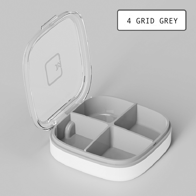 Portable Waterproof Medicine Case Pill Box | 4Grid 6Grid Weekly ...