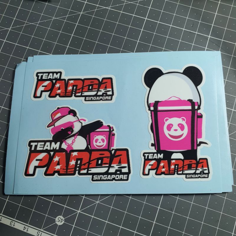 Team Food Panda Singapore sticker set | Shopee Singapore