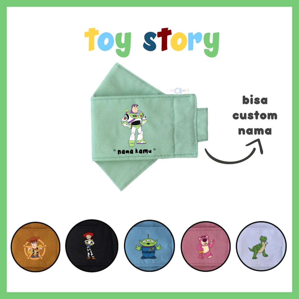 Toy STORY Mask || 3d Character 3D Cloth Mask+STOPPER || Custom Fabric ...