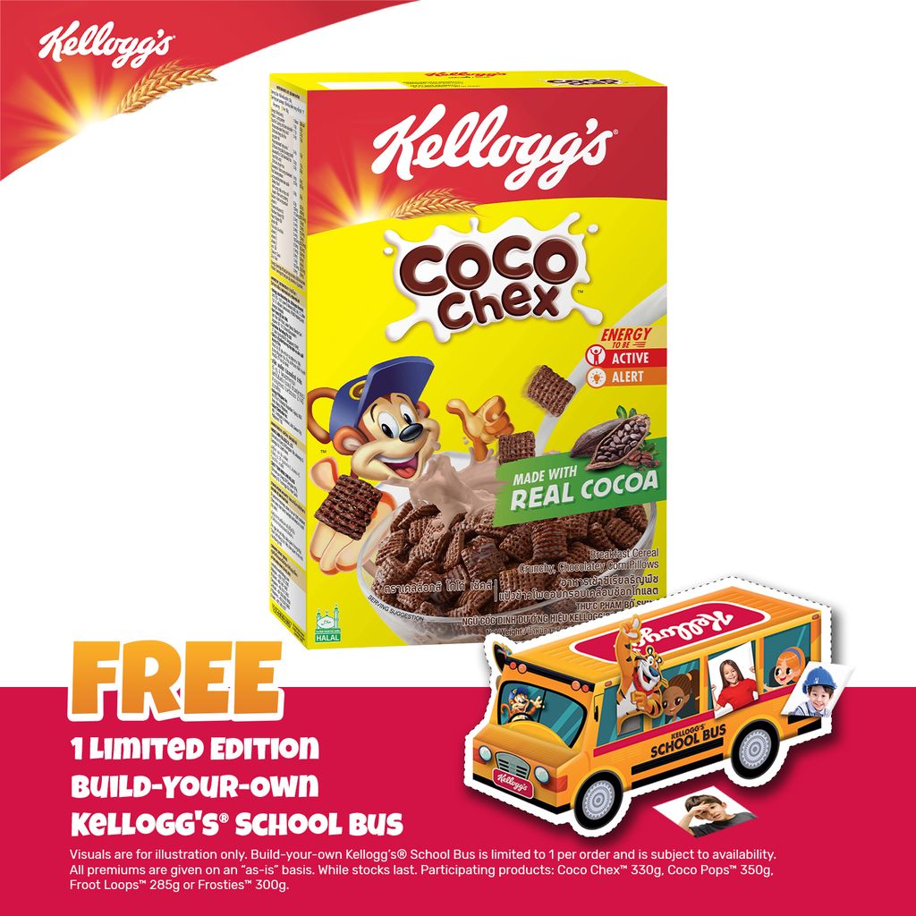 Coco Chex Breakfast Cereal 330G with Free Kellogg's Build Your Own ...