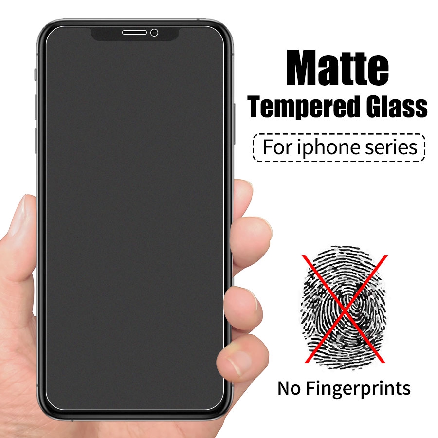 Matte Anti-Blue Tempered Glass For iPhone 17 Pro Max Air 17E 16 16E 15 ...