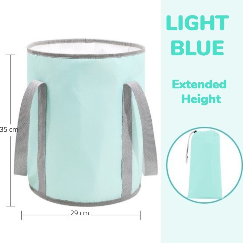 [SG Seller] Extended Height Foldable Foot Spa Bucket / Folding Bucket ...