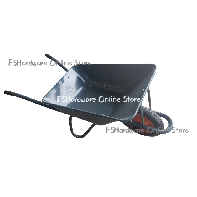 WHEELBARROW WITH PNEUMATIC TYRE (WIDE BODY) | Shopee Singapore