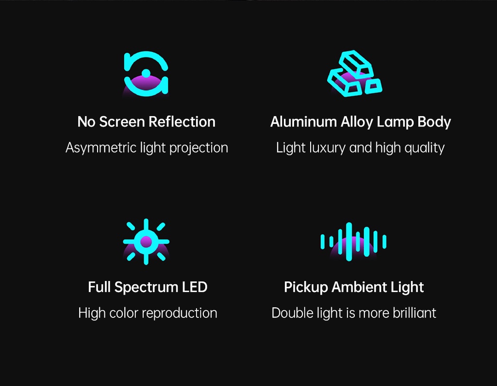 LYMAX RGB Colorful Screen Hanging Light G1 With Musical Rhythm High ...