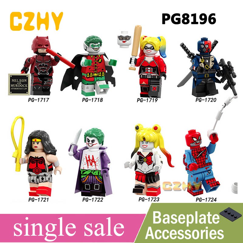 DC Superhero Building Block Toy Daredevil Harley Quinn Joker ...