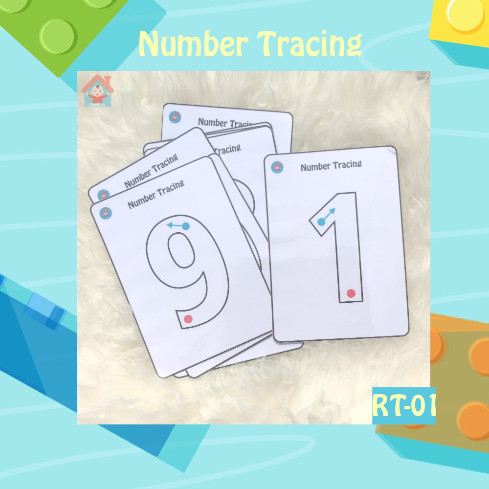 Number Tracing Learning Children to Write Numbers Tracing Montessori ...