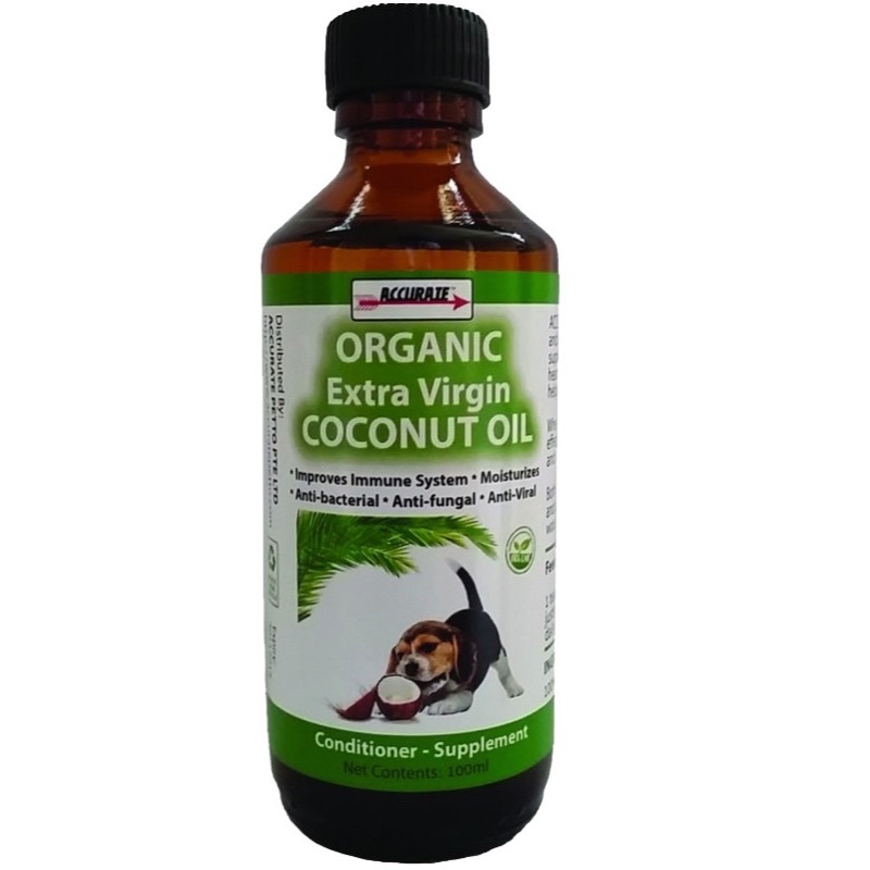 Accurate Organic Extra Virgin Coconut Oil for Dogs (2 sizes) | Shopee ...