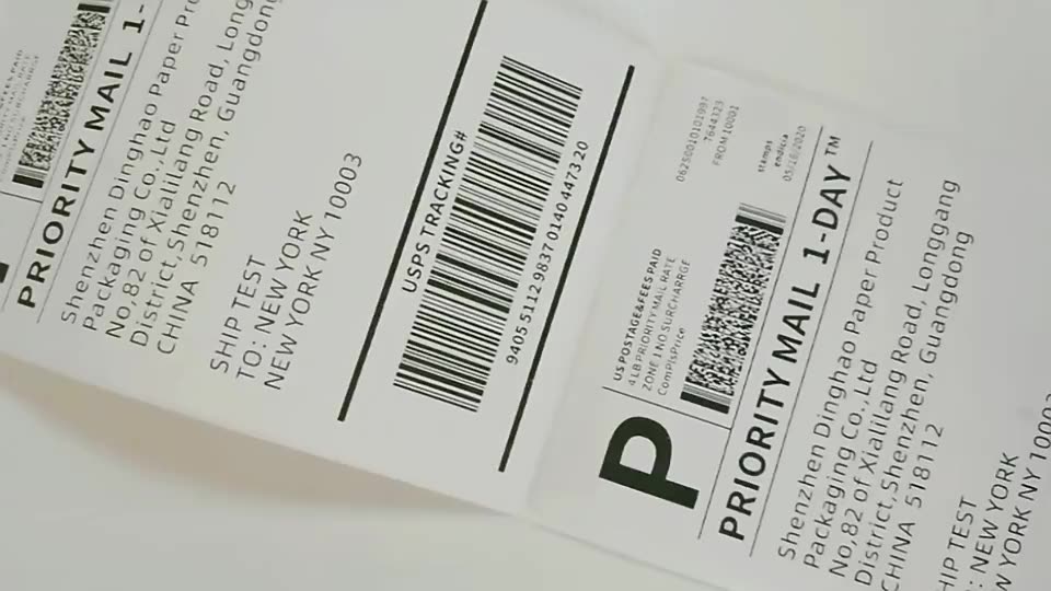 Thermal Label Sticker Paper Roll | AWB Thermal Label | E-Commerce AWB ...