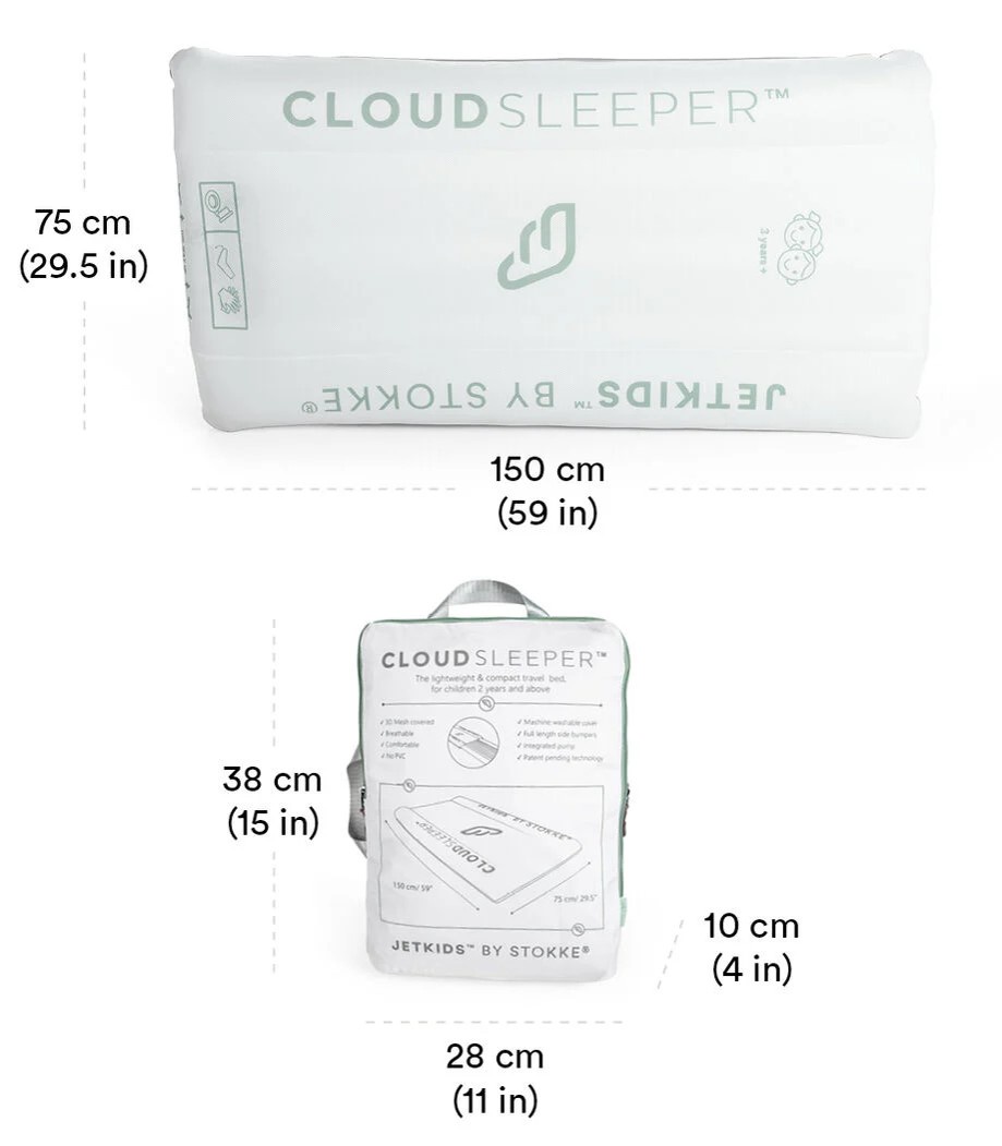 Stokke CloudSleeper JetKids by Stokke Inflatable Kids’ Bed | Shopee ...