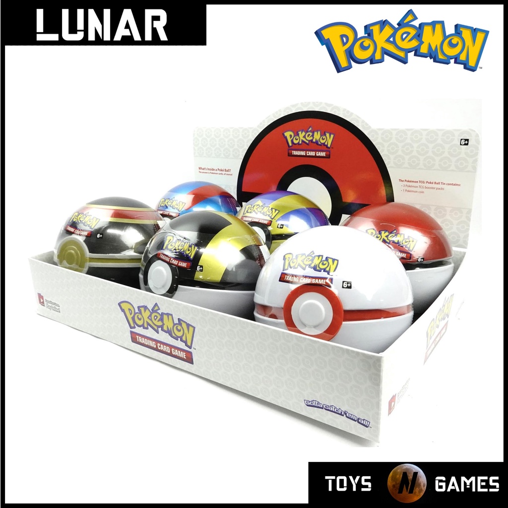 Pokemon TCG Pokeball Tin Q4 2021 (Carton of 6 Designs) | Shopee Singapore