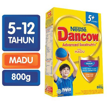 Nestle Dancow Advanced Excelnutri+ 5+ Honey 800gr - Stage 5 Plus Growth ...