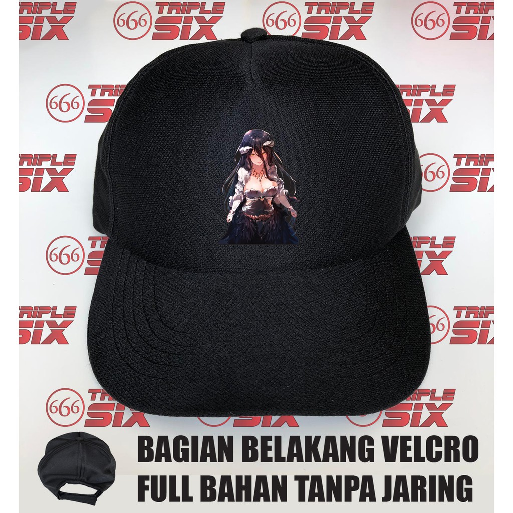Albedo Overlord Anime Velcro Baseball Cap | Shopee Singapore