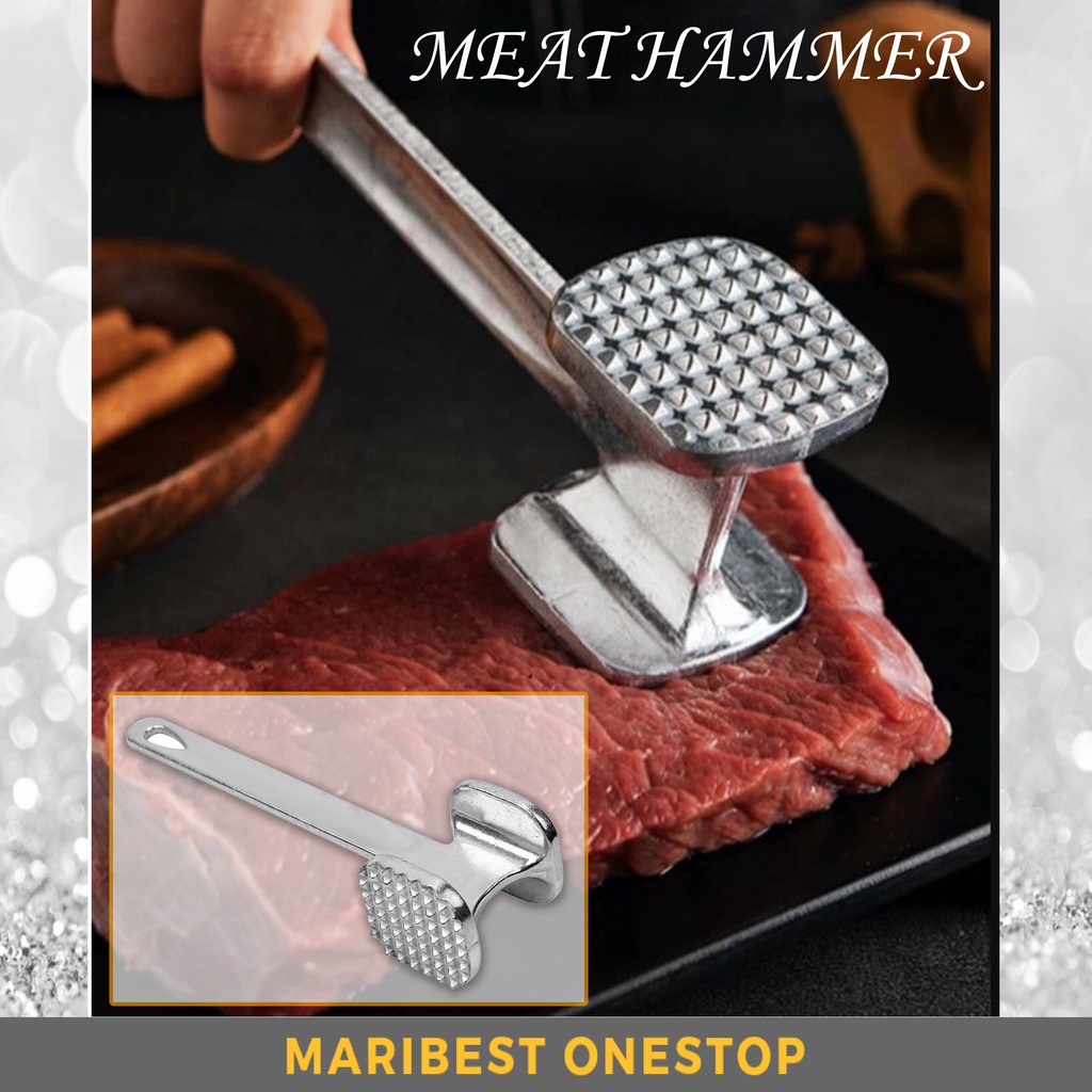 Meat Tenderizer hammer Steak Tenderizer hammer mallet pounder double ...