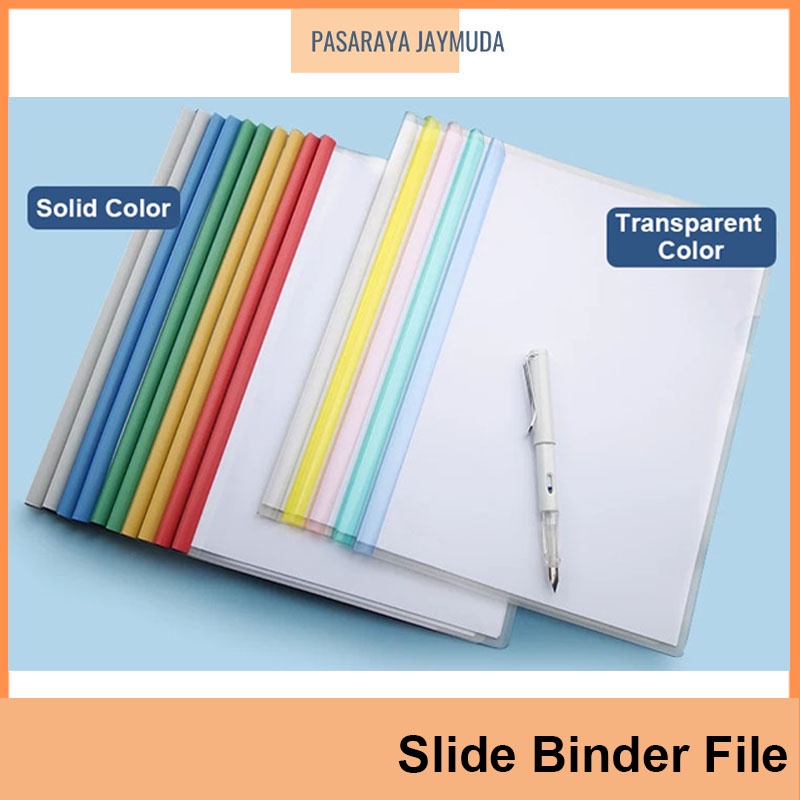 A4 Slide File Binder File Folder Document Folder Transparent Cover ...