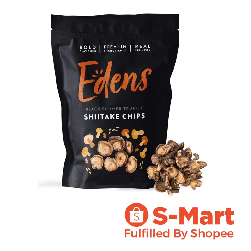 Edens Black Summer Truffle Shiitake Chips (75g) | Shopee Singapore Edens Black Summer Truffle Shiitake Chips (75g) | Shopee Singapore