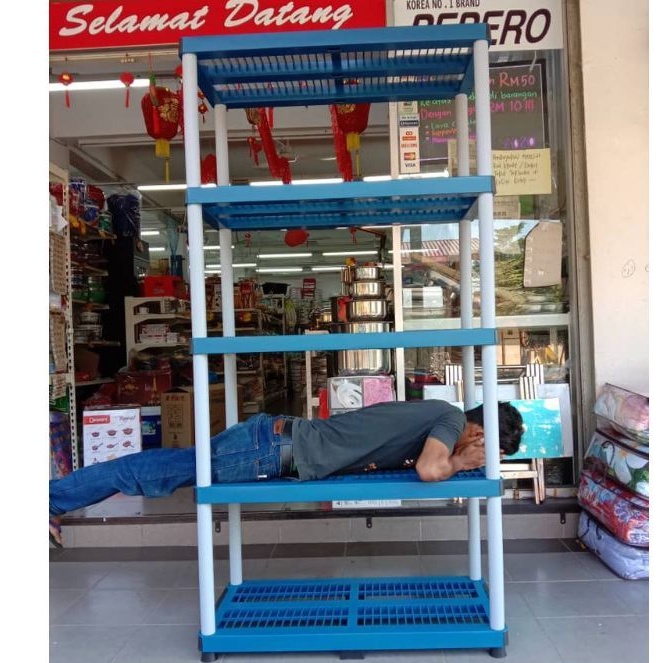 DIY Rack[ EXTRA Large]4Tier/5Tier/Rak kitchen/DIY Storage Rack plastic ...