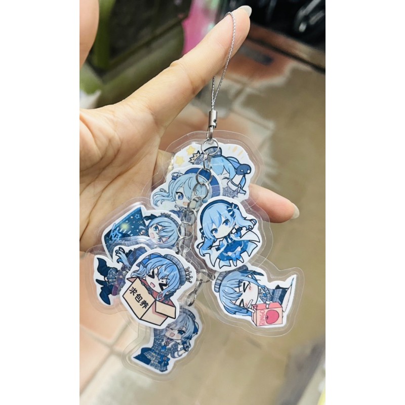 8-piece vtuber keychain Hoshimachi Suisei -Hololive | Shopee Singapore