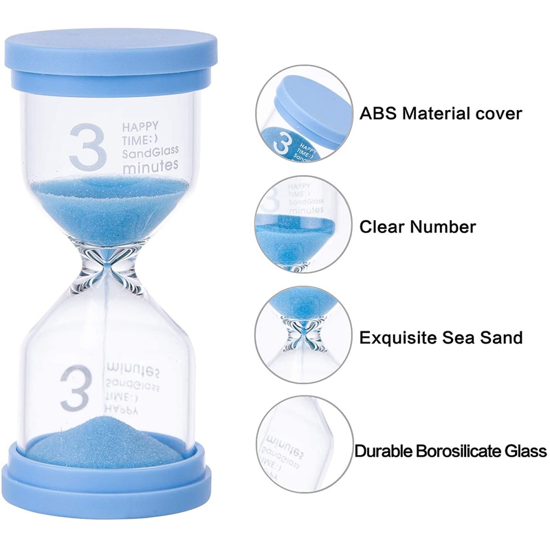 1/3/5/10/15/30min Sand Clock Sandglass Hourglass Timer School Kids Game ...