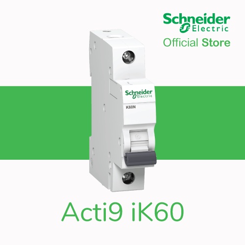 Schneider Electric-Acti9 iC60H 1Pole 63A 10kA B Curve 230V MCB (Miniature Circuit Breaker ...