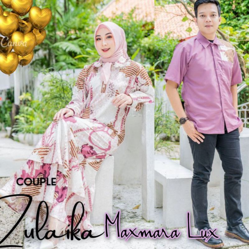 Muslim COUPLE SET Of Eid Clothes For The Invitation Of The Twin Party ...