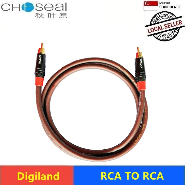 Choseal Audio Cable RCA to RCA cable 1-20m | Shopee Singapore