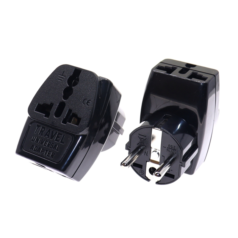 Germany Indonesia Vietnam Power Plug, Universal Outlet Socekt To EU 2 ...